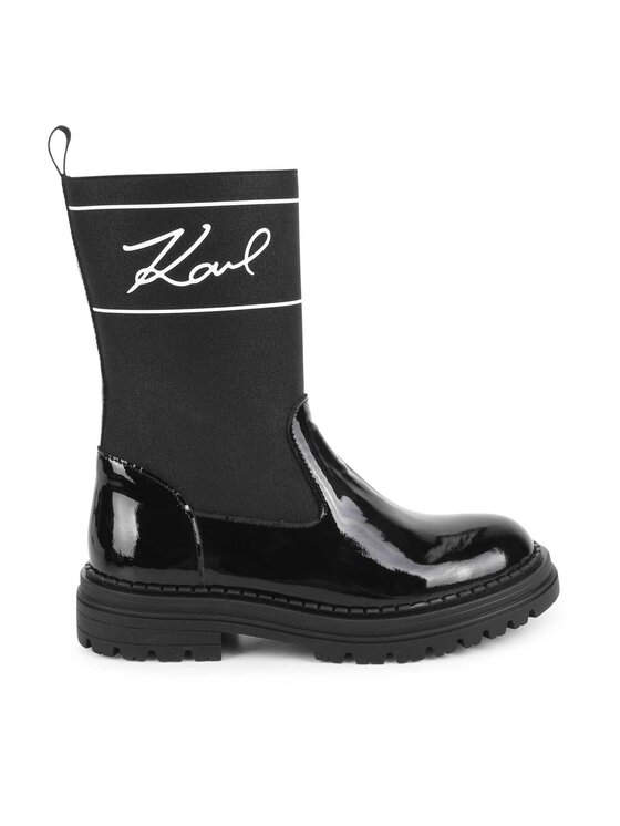 Botine Karl Lagerfeld Kids Z19114 S Negru | Epantofi.ro