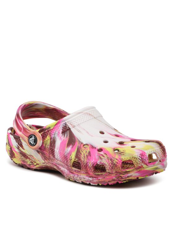 Nazouváky Crocs Classic Marbled Clog 206867 Růžová | Eobuv.cz
