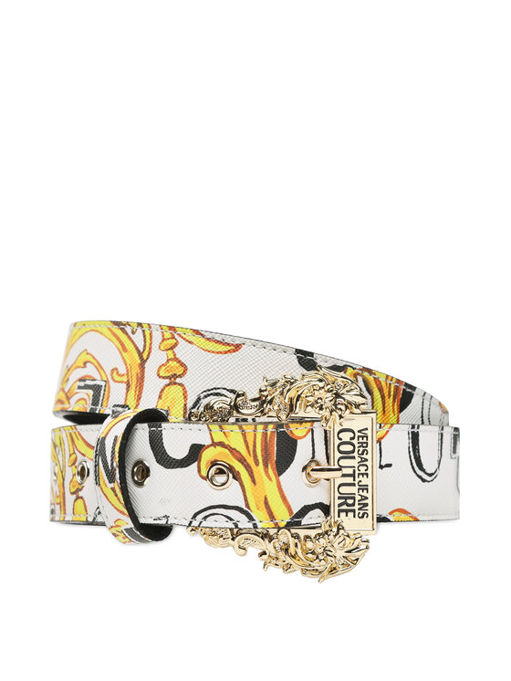 Pasek Damski Versace Jeans Couture 74VA6F01 Biały | Eobuwie.com.pl