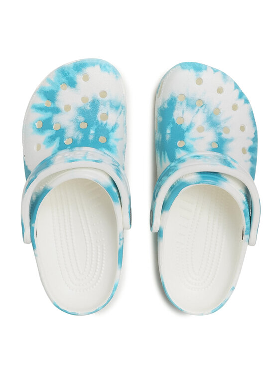 Nazouváky Crocs Classic Tie Dye Graphic Clog 205453 Modrá | Eobuv.cz