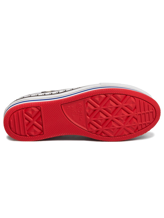 Plátěnky Converse Ctas Platform Layer Ox 566764C Bílá | Eobuv.cz