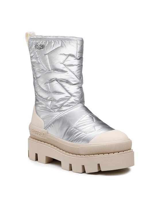 Śniegowce Buffalo Raven Snow Boot BN16308081 Srebrny | Eobuwie.com.pl