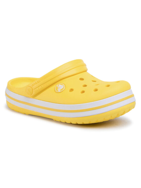 Klapki Crocs Crocband Clog K 204537 Żółty | Eobuwie.com.pl