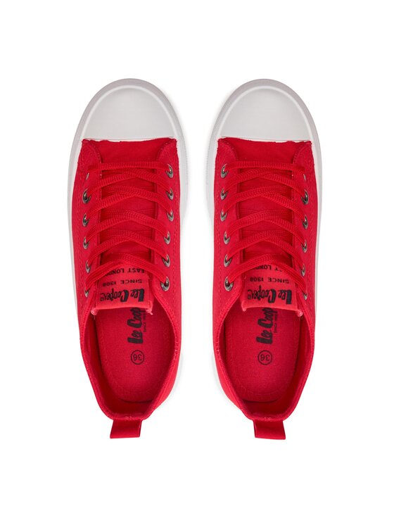 Plátěnky Lee Cooper LCW-24-44-2463LA Červená | Eobuv.cz