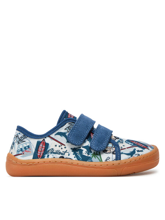Sneakersy Froddo Barefoot Canvas G1700379-12 S Modrá | Eobuv.cz
