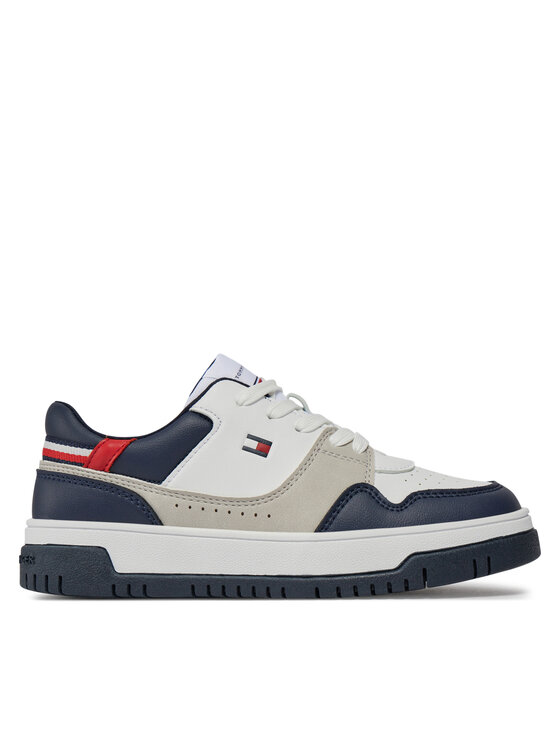 Sneakersy Tommy Hilfiger Low Cut Lace-Up Sneaker T3X9-33368-1355 S Bílá ...