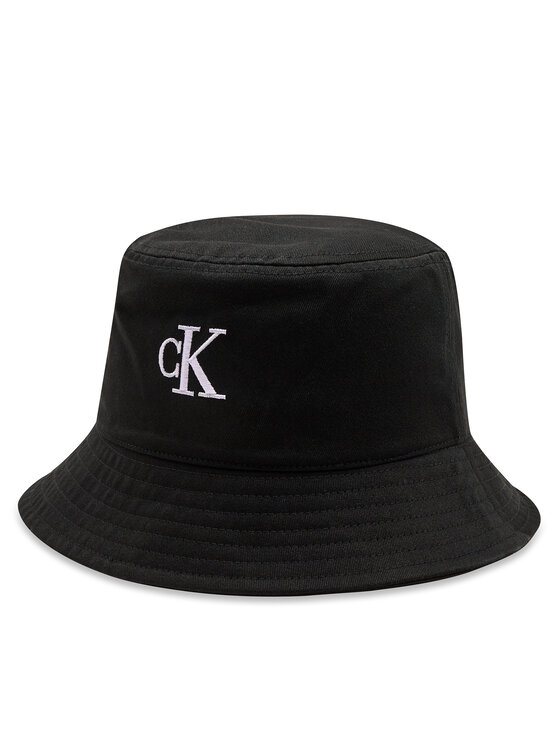 Klobouk Calvin Klein Bucket Monogram Embro K60K612320 Černá | Eobuv.cz