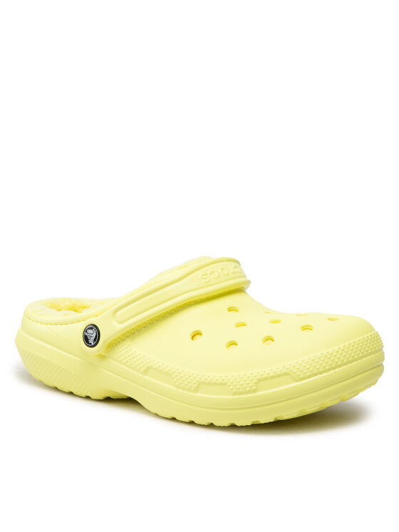 Nazouváky Crocs Classic Lined Clog 203591 Žlutá | Eobuv.cz