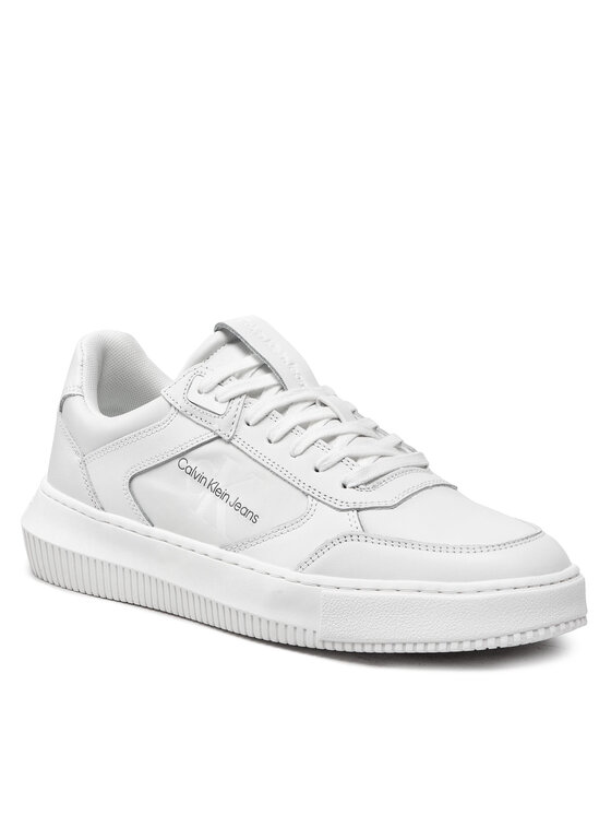 Sneakersy Calvin Klein Jeans Chunky Cupsole Laceup Lth Mono YM0YM00550 ...
