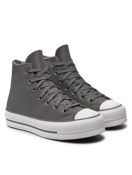 Plátenky Converse Chuck Taylor All Star Lift A05511C Sivá | Eobuv.sk