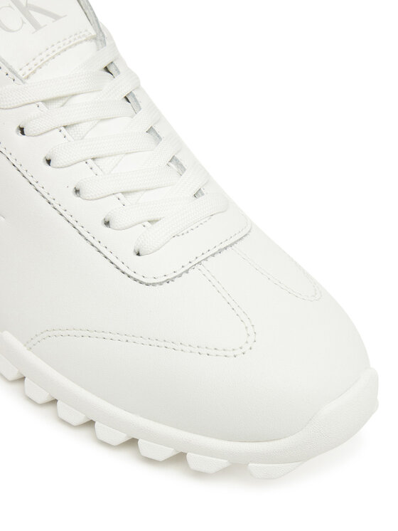 Sneakersy Calvin Klein Low Profile Runner Lth Mg YW0YW02049 Bílá | Eobuv.cz