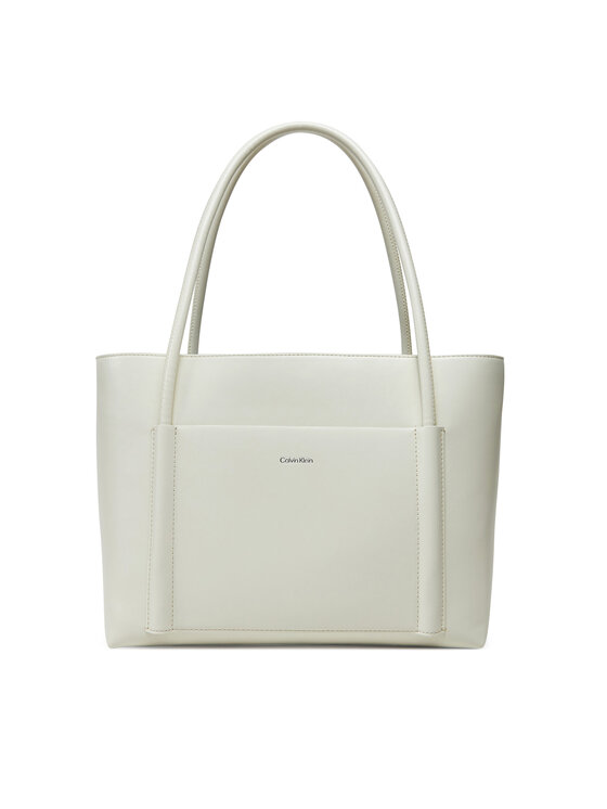 Táska Calvin Klein Ck Linn Medium Shopper K60K613110 Fehér | Ecipo.hu