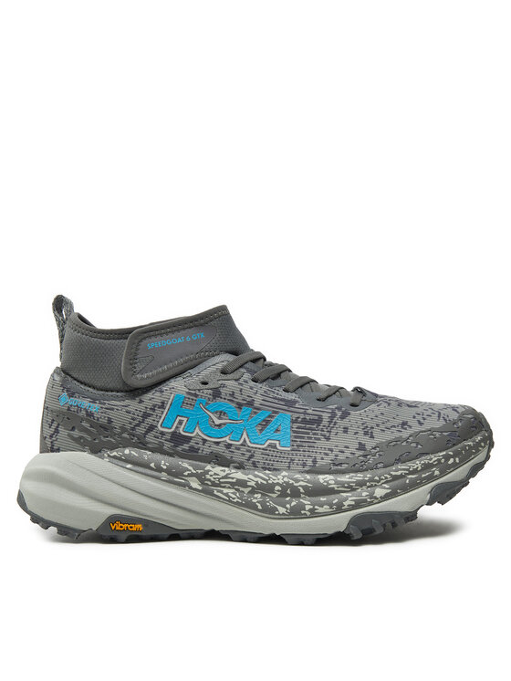 Buty do biegania Hoka Speedgoat 6 Mid GTX GORE-TEX 1155152 Szary ...