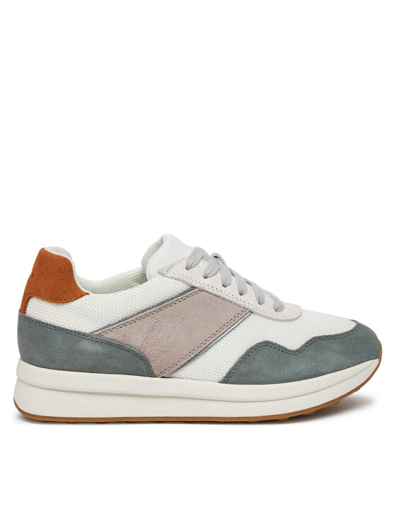 Sneakersy Geox D Runntix D46RRA 0AS22 C1QF3 Écru | Eobuwie.com.pl