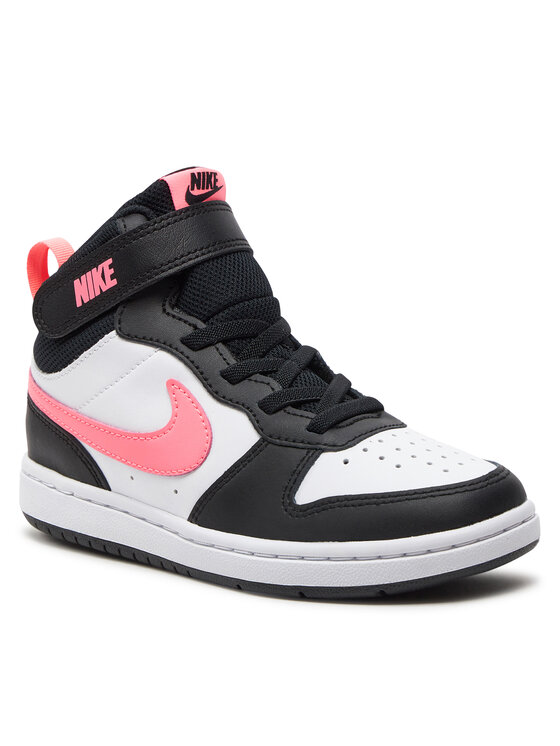 Sneakersy Nike Court Borough Mid 2 (Psv) CD7783 005 Černá | Eobuv.cz