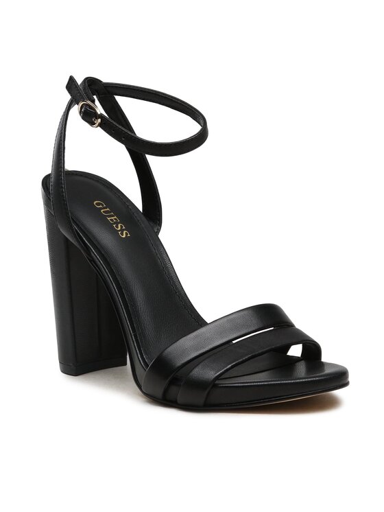 Sandały Guess Fynlee FL6FYN LEA03 Czarny | Eobuwie.com.pl