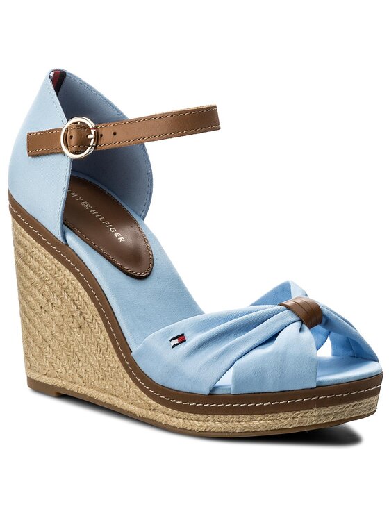 Espadrilky Tommy Hilfiger Iconic Elena Sandal FW0FW00905 Modrá | Eobuv.cz