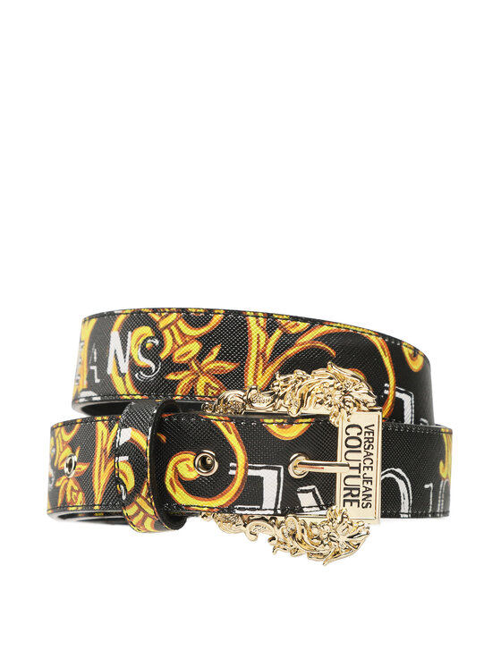 Pasek Damski Versace Jeans Couture 74VA6F01 Czarny | Eobuwie.com.pl