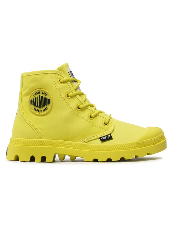 Turistická obuv Palladium Pampa Hi Smiley Be Kind 77079-736-M Žlutá ...