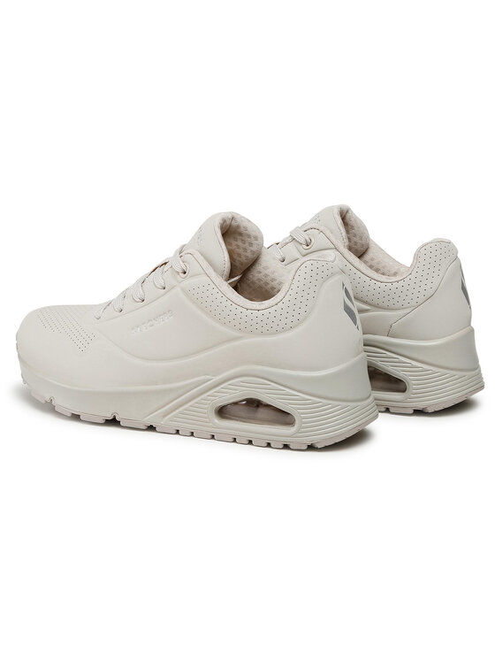 Sneakersy Skechers Uno Stand On Air 3690/OFWT Écru | Eobuwie.com.pl