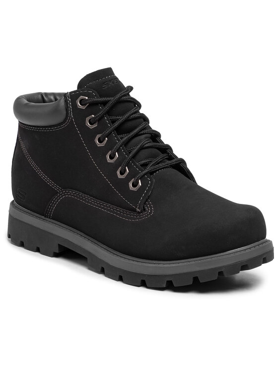 Trapery Skechers Amado 65501/BLK Czarny | Eobuwie.com.pl