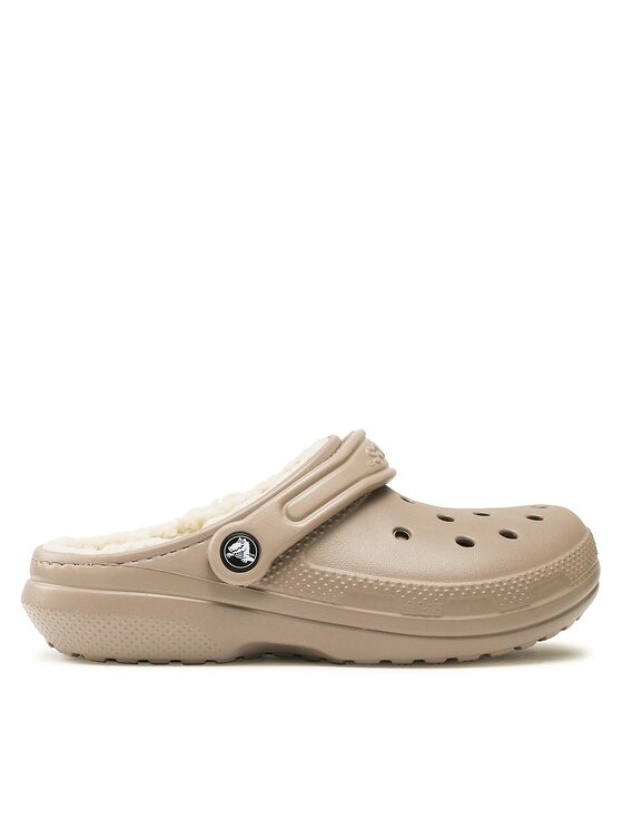 Nazouváky Crocs Crocs Classic Lined Clog 203591 Béžová | Eobuv.cz