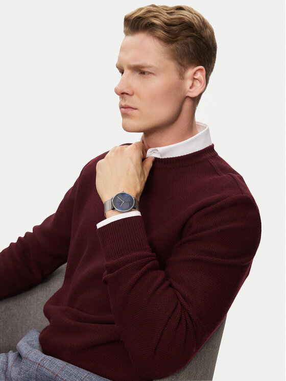 Hodinky Calvin Klein Iconic 25200031 Stříbrná | Eobuv.cz