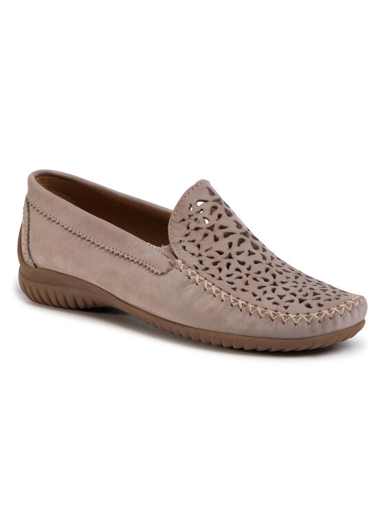 Mokasyny Gabor 46.094.33 Szary | Eobuwie.com.pl