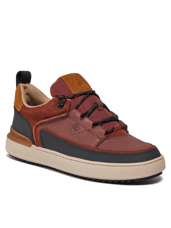 Sneakersy Clarks Courtlite Go 261734767 Brązowy | Eobuwie.com.pl