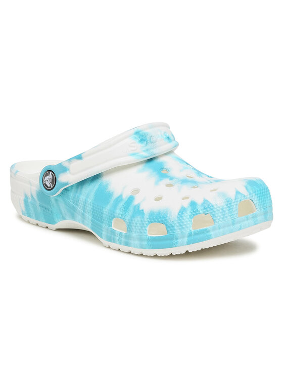 Nazouváky Crocs Classic Tie Dye Graphic Clog 205453 Modrá | Eobuv.cz