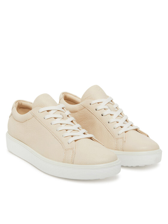 Sneakersy ECCO Soft 60 21920301378 Écru | Eobuwie.com.pl
