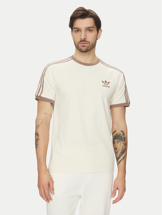 adidas Póló adicolor Classics 3-Stripes JN7020 Ekru Slim Fit | Ecipo.hu