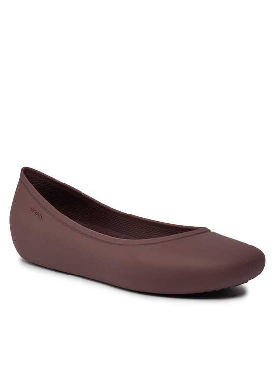 Baleríny Crocs Brooklyn Flat 209384 Bordó | Eobuv.cz