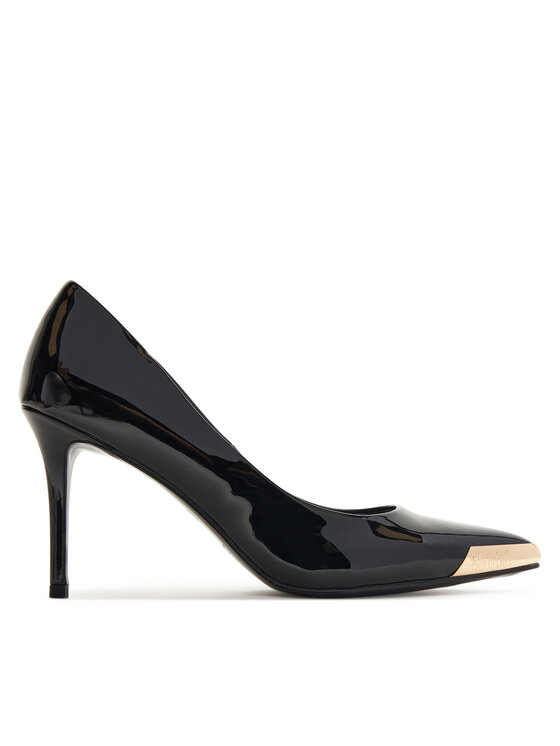 Pantofi cu toc subțire Versace Jeans Couture 79VA3S50 ZS859 Negru ...
