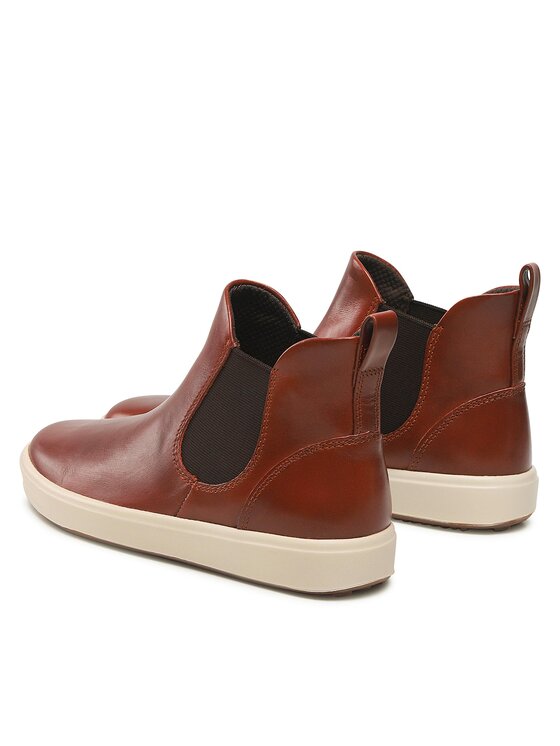 Kotníková obuv s elastickým prvkem ECCO Soft 7 W 47046301053 Hnědá ...