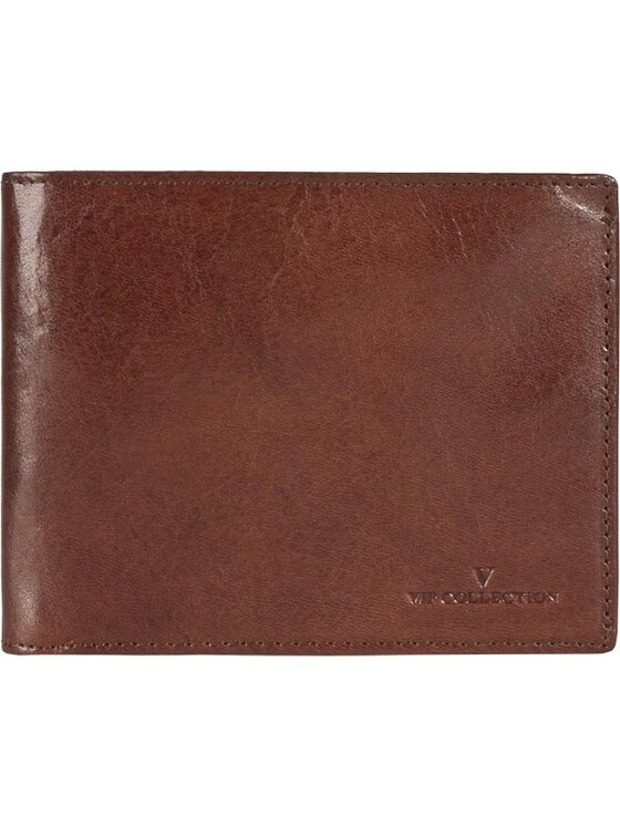 Portfel ViP V04-01-091-40 Brązowy | Eobuwie.com.pl