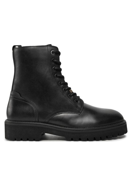 Trappers Pepe Jeans Durham Combat PMS50254 Negru | Epantofi.ro