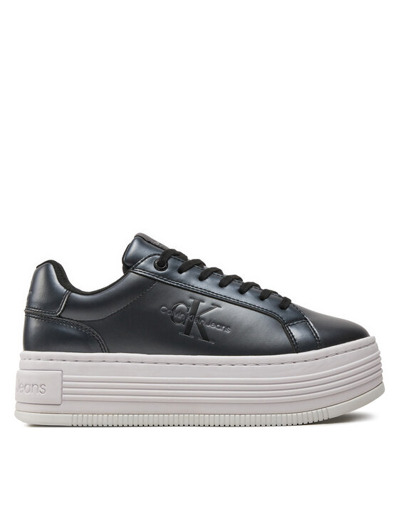 Sneakersy Calvin Klein Jeans Bold Platf Low Lace Lth Ml Mtl YW0YW01464 ...