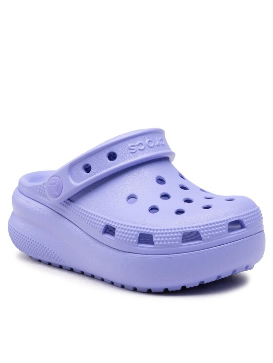 Klapki Crocs Classic Crocs Cutie Clog K 207708 Fioletowy | Eobuwie.com.pl