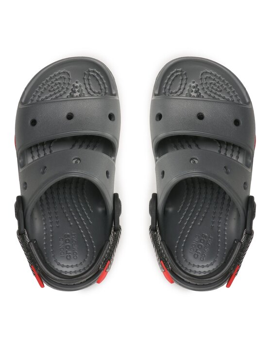 Sandały Crocs Classic All-Terrain Sandal Kids 207707 Szary | Eobuwie.com.pl
