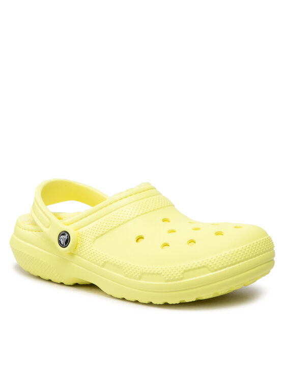 Nazouváky Crocs Classic Lined Clog 203591 Žlutá | Eobuv.cz