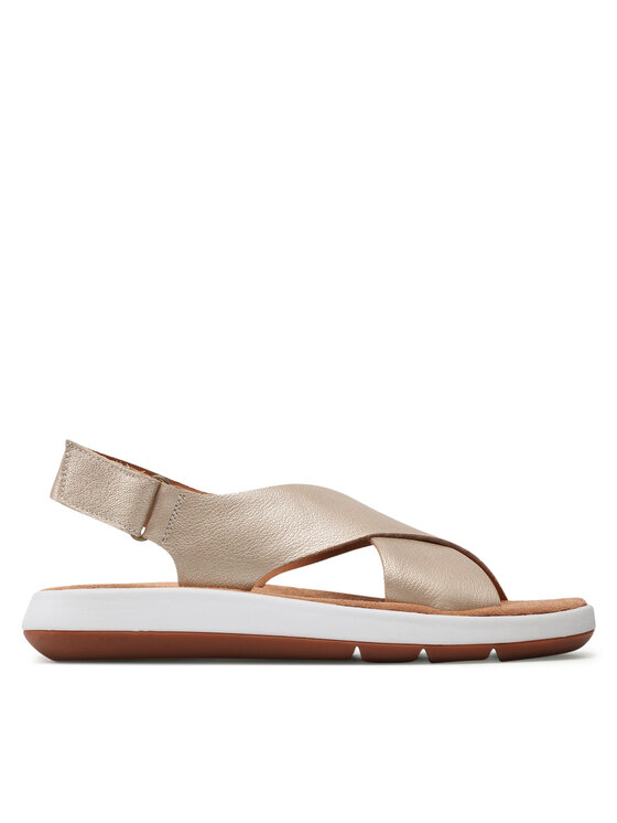 Sandály Clarks Jemsa Cross 261642424 Zlatá | Eobuv.cz