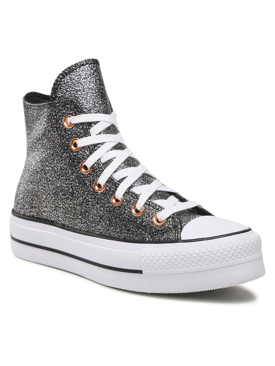 Plátěnky Converse Ctas Lift Hi A01301C Šedá | Eobuv.cz