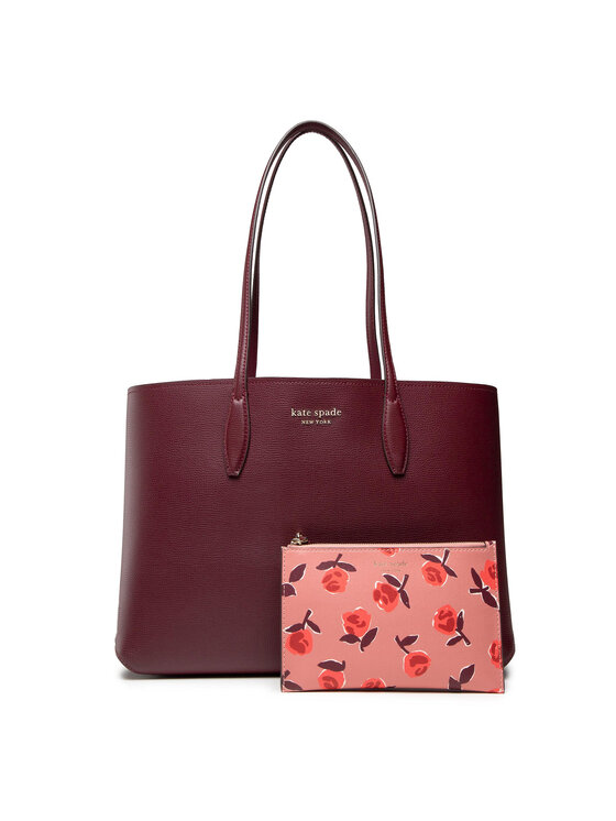 Kabelka Kate Spade All Day Ditsy Rose Pop K5412 Bordó | Eobuv.cz