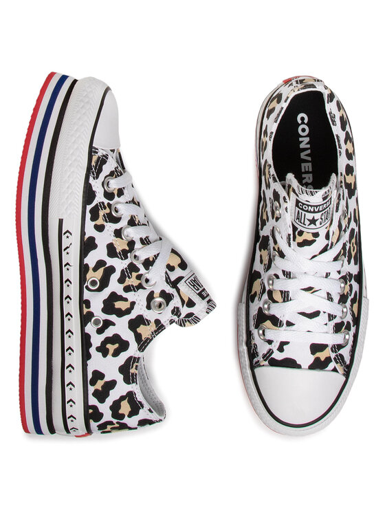 Кецове Converse Ctas Platform Layer Ox 566764C Бял | Obuvki.bg