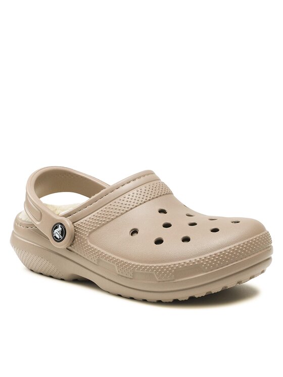 Nazouváky Crocs Crocs Classic Lined Clog 203591 Béžová | Eobuv.cz