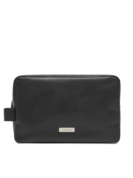 Geantă pentru cosmetice Calvin Klein Plaque Dopp Kit LV04D1132G Negru ...