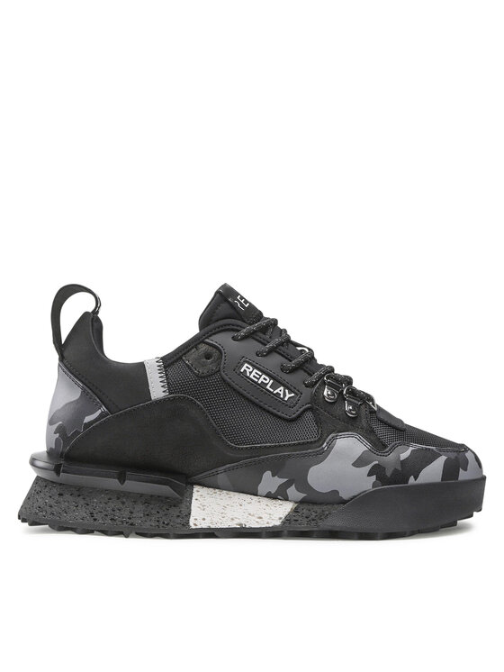 Sneakersy Replay Field Speed GMS1P.000.C0018L Černá | Eobuv.cz