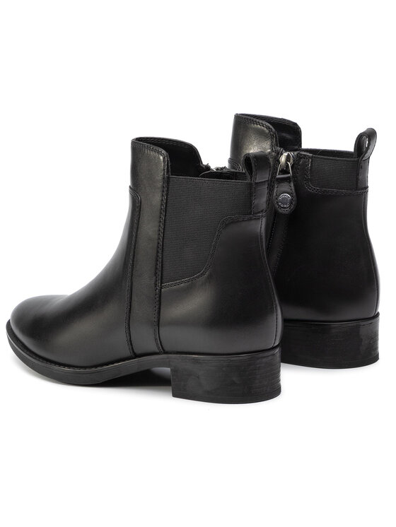 Polokozačky Geox D Felicity G D94G1G 00043 C9999 Černá | Eobuv.cz