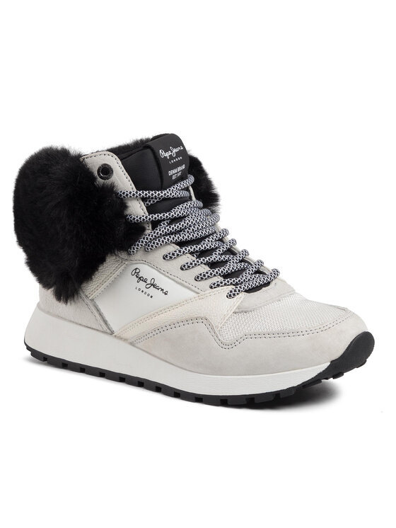Сникърси Pepe Jeans Dean Wrm PLS30887 Бял | Obuvki.bg